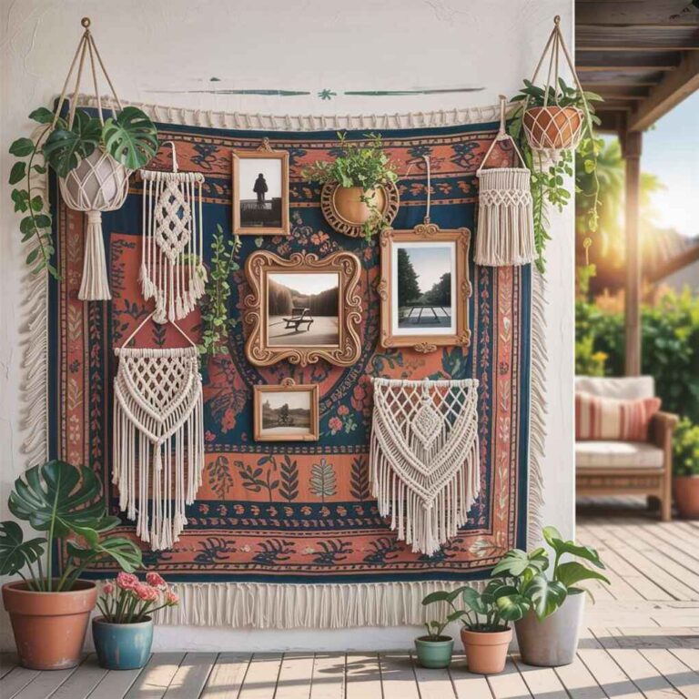 13 Boho Wall Decor Ideas to Infuse Soulful Style into Your American ...